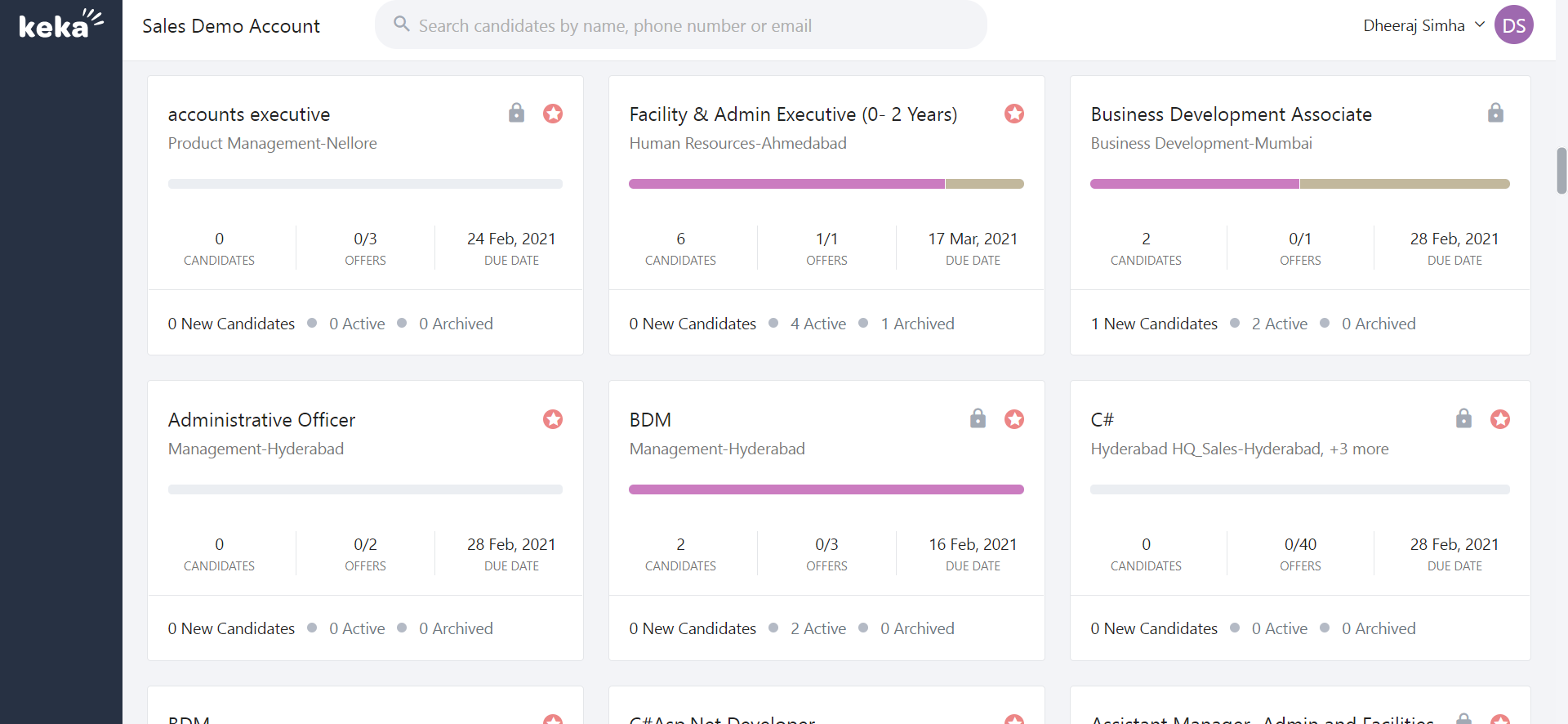 How Keka Hire reports and analytics benefit Leadership and management ...