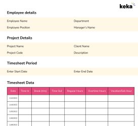 How To Fill Out A Timesheet? Step by Step Guide | Keka