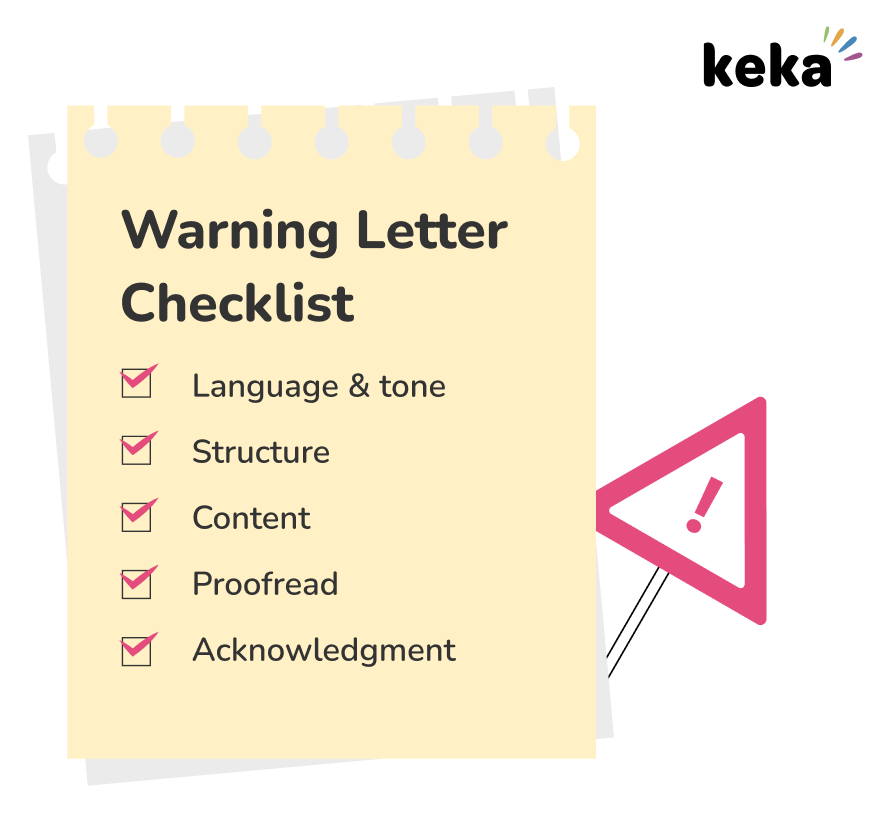 10 Employee Warning Letter Templates & How to Write Them | Keka