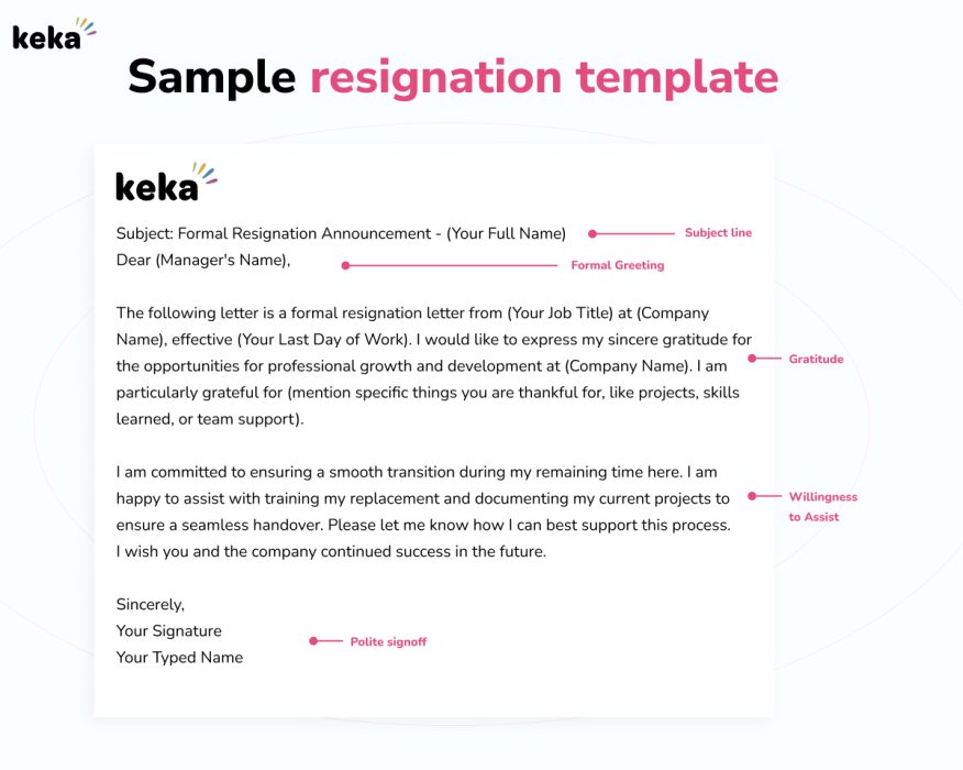 How to Write a Resignation Letter in 2025 (With Templates) | Keka