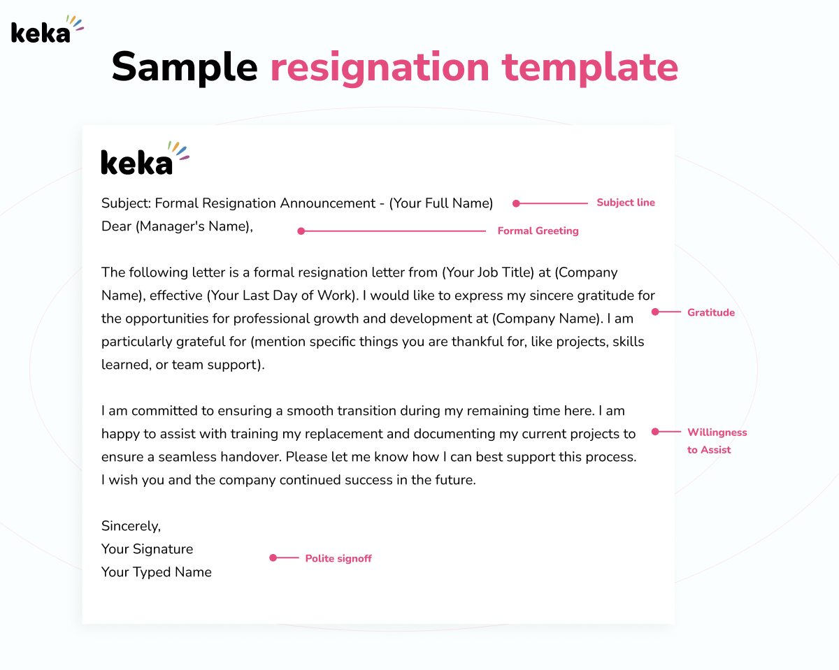 How To Write Resignation Letter Examples Sample Formats Keka