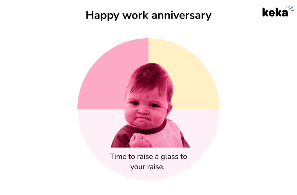 90 Work Anniversary Wishes and Messages Examples | Keka