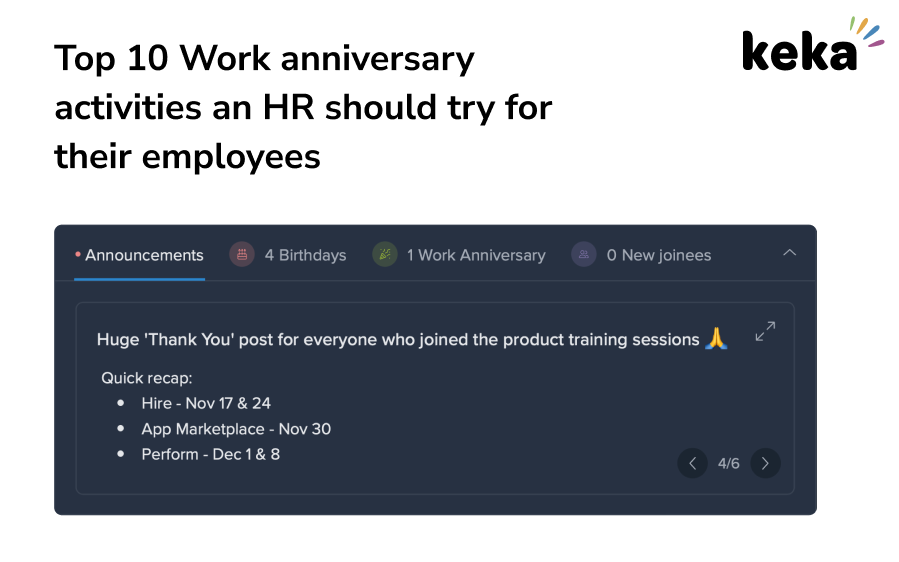 90 Work Anniversary Wishes and Messages Examples | Keka